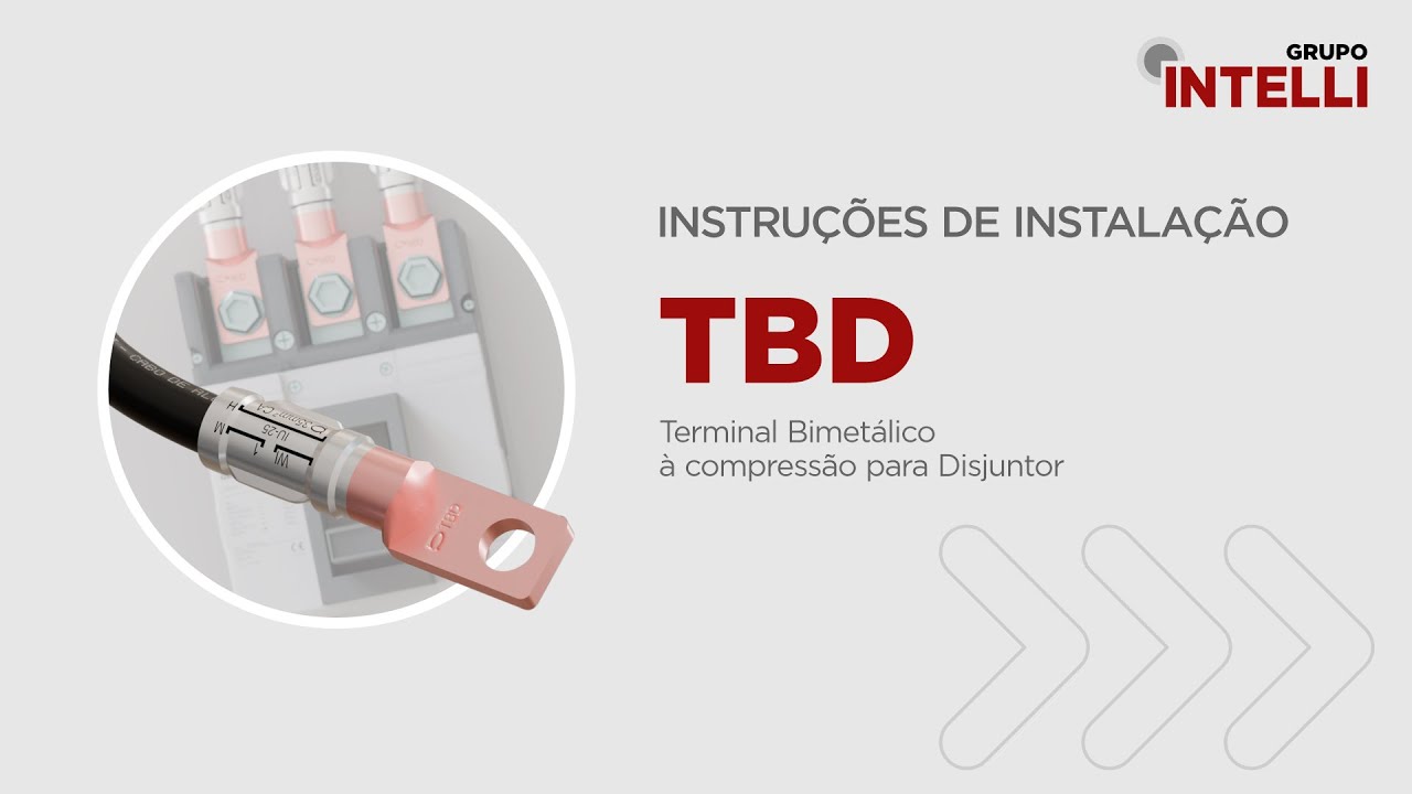 Instruções de Instalação: TBD - Terminal Bimetálico à Compressão para ...