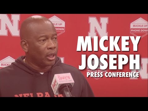 Mickey Joseph recaps Nebraska football's win over Indiana and looks ...