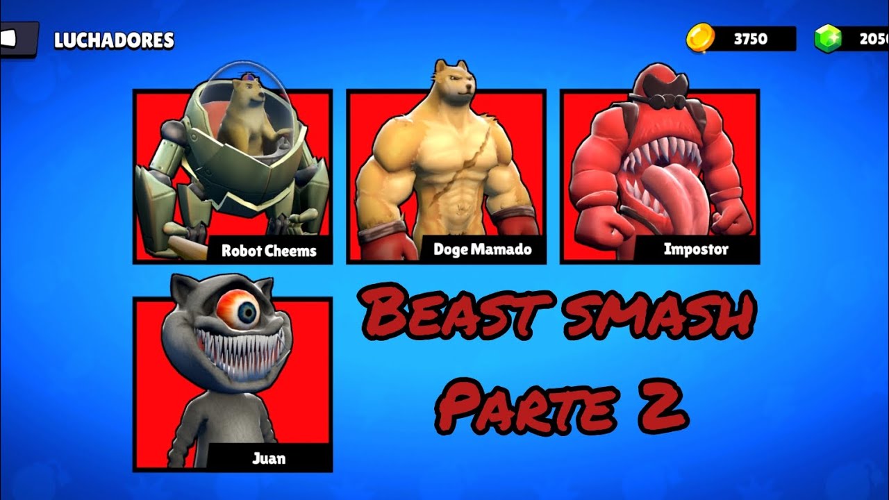 Beast smash parte 2 pero con memes muy randoms - YouTube