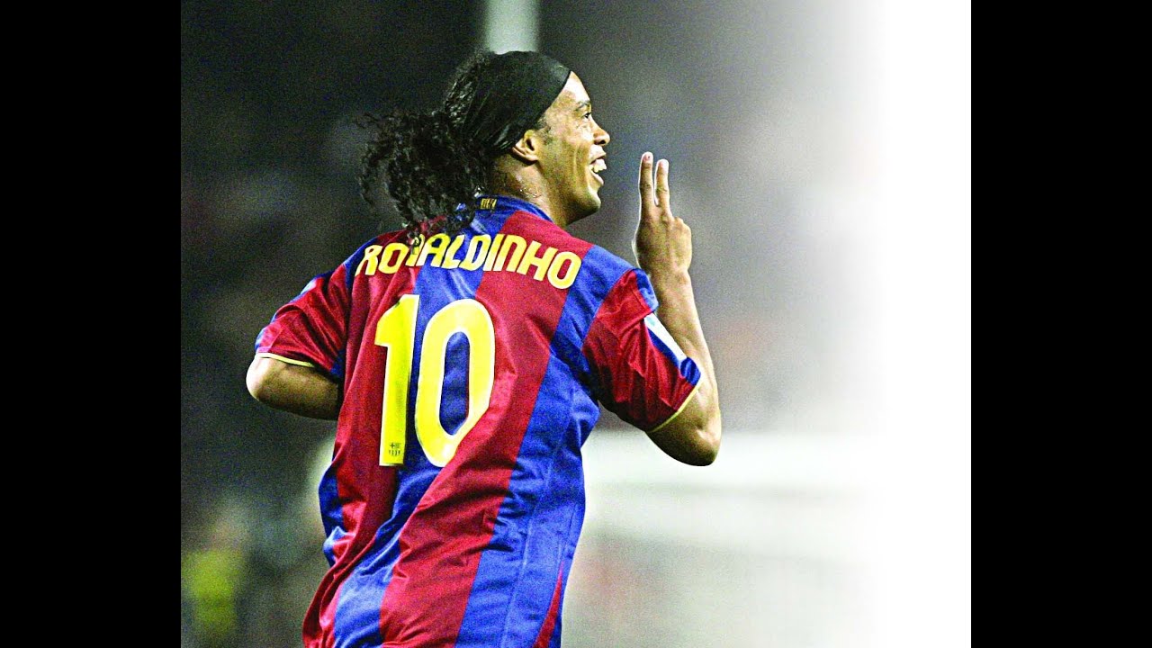 ronaldihno el magico jugadas goles y bailes HD - YouTube