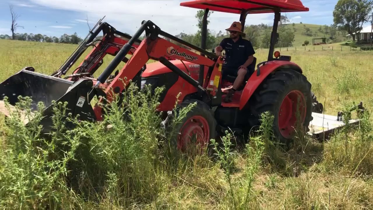 Southern Cross 6ft 75HP Galvanised Slasher With Twin Wheel Kits - YouTube