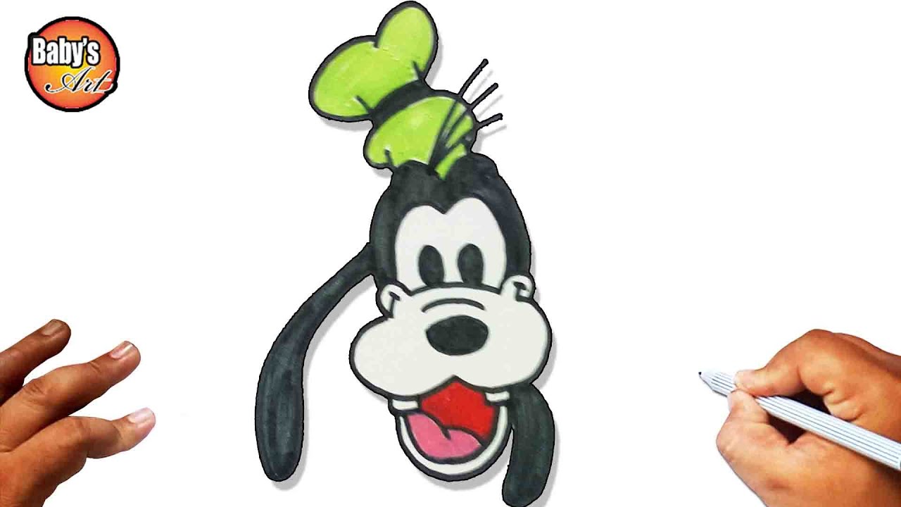 How to draw Goofy - YouTube