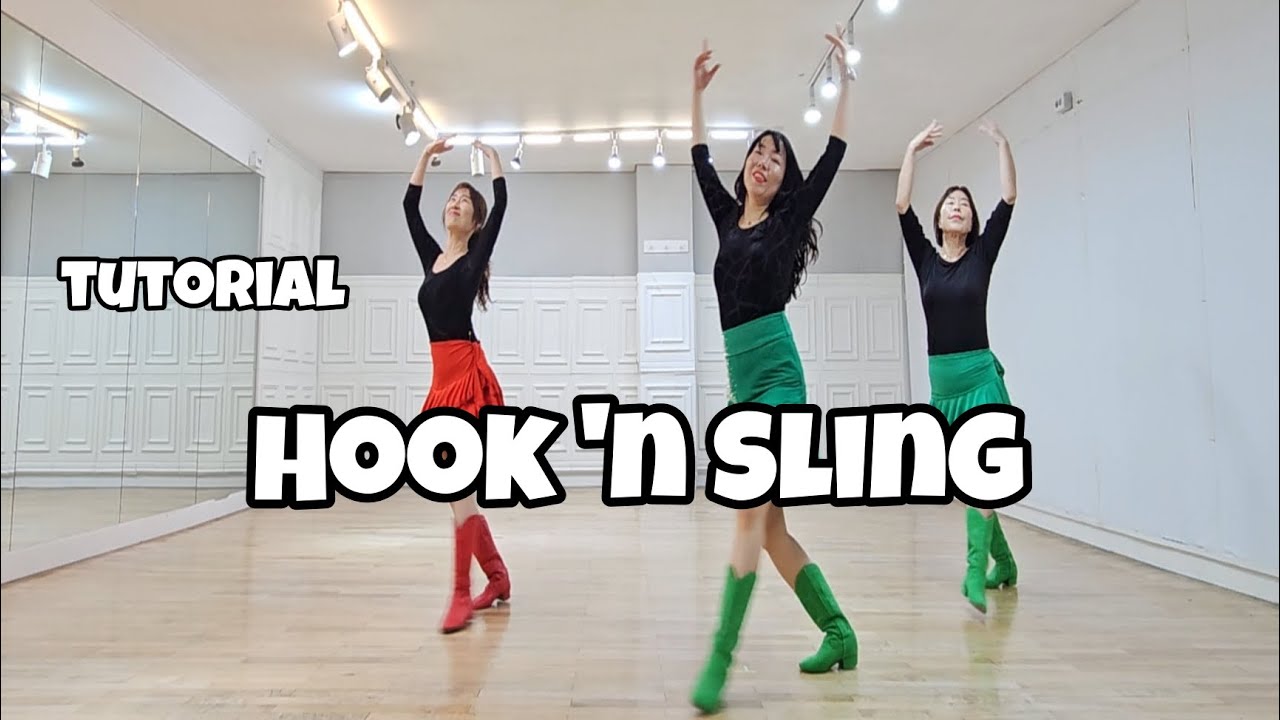 Hook 'n Sling - Line Dance (Tutorial) - YouTube