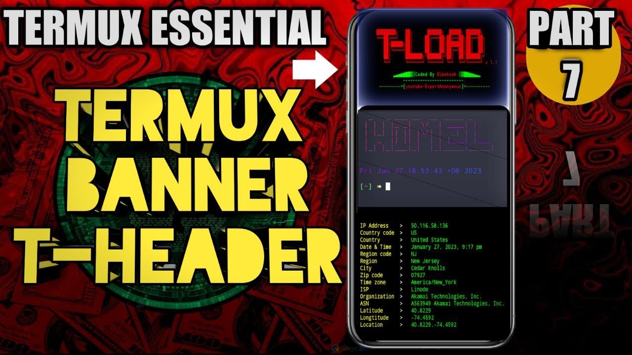 New Termux banner T Header | How to Add termux banner | Termux Essential part 7|Add parmanent ...