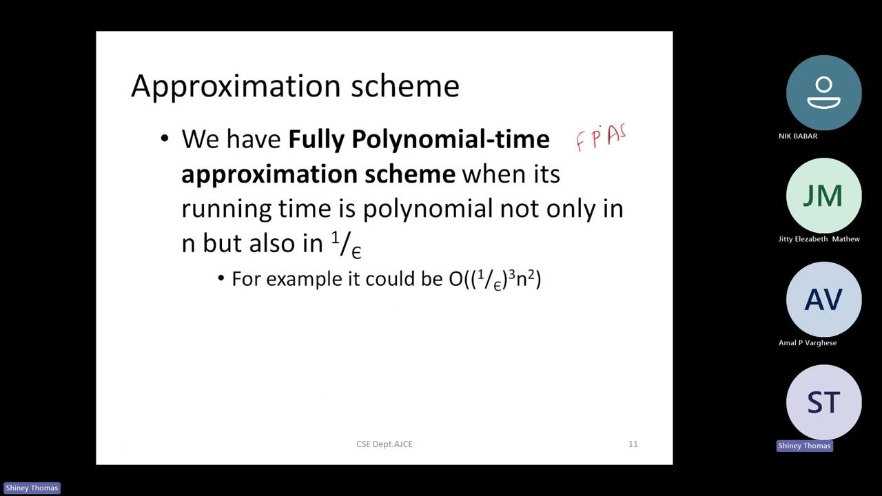 ADSA Approximation Algorithm - YouTube