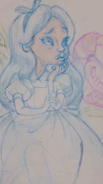 이상한 나라 앨리스 1스케치 Alice Aliceinwonderland Disney Cat Sketch Art 드로잉 Drawing