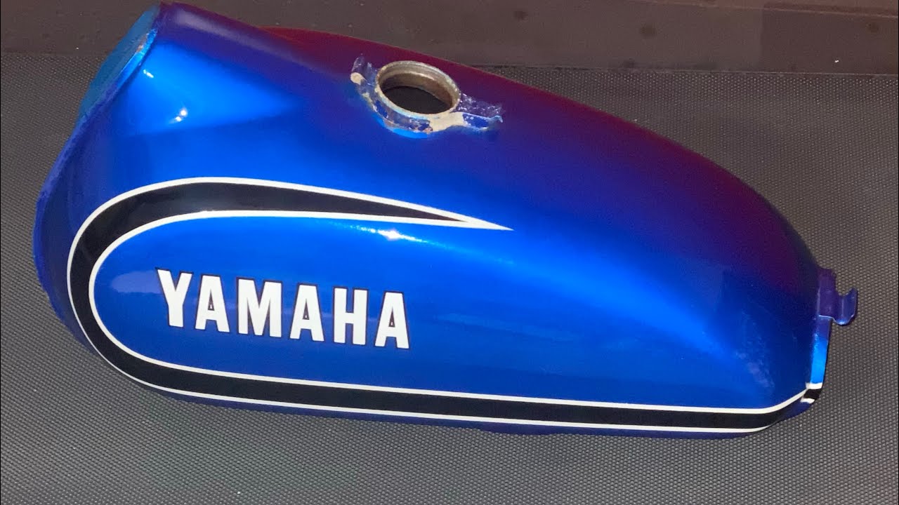 Original 1973 Yamaha AT3 Brigade Blue Paint. 50 Years Old! | Yamaha Enduro