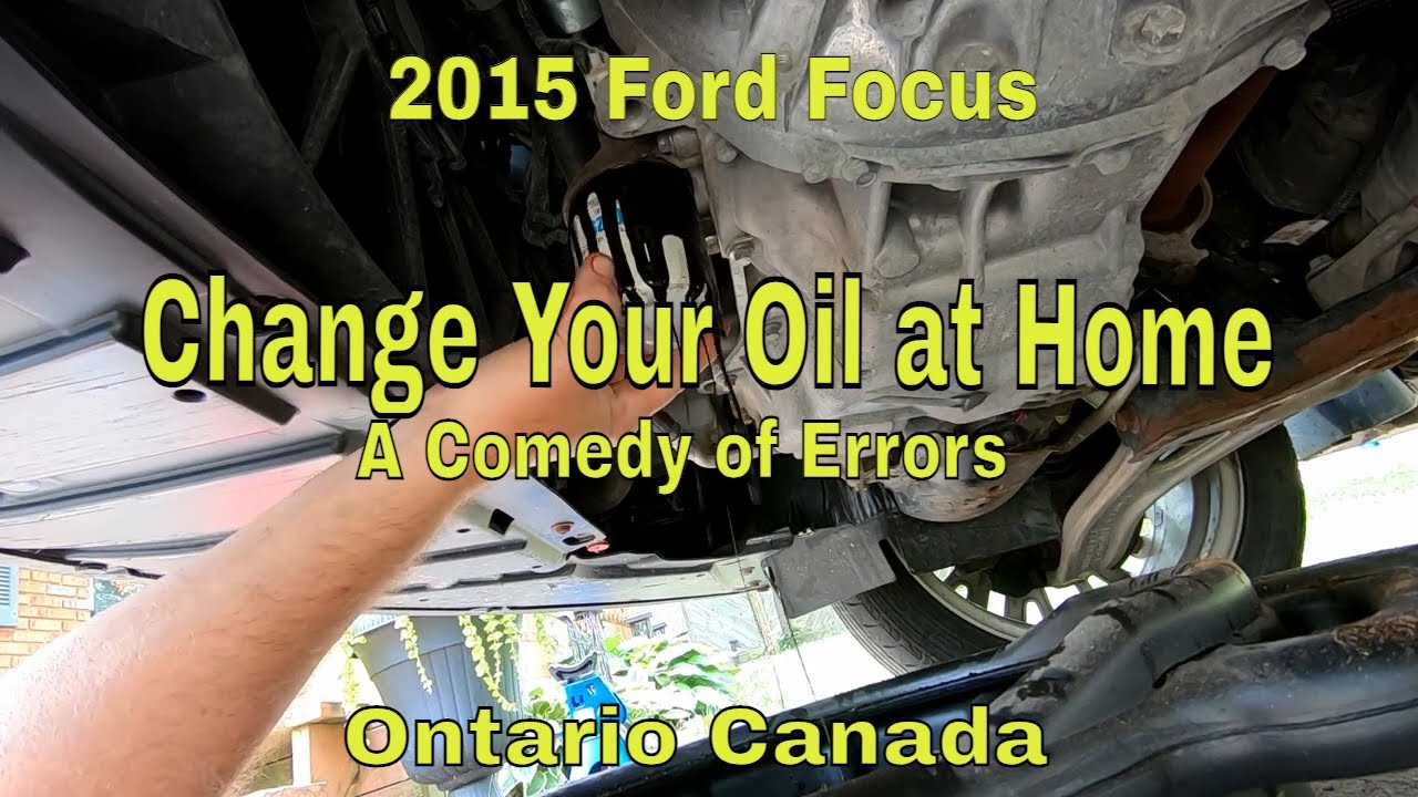 How to Change Your Engine Oil in a 2015 Ford Focus - YouTube