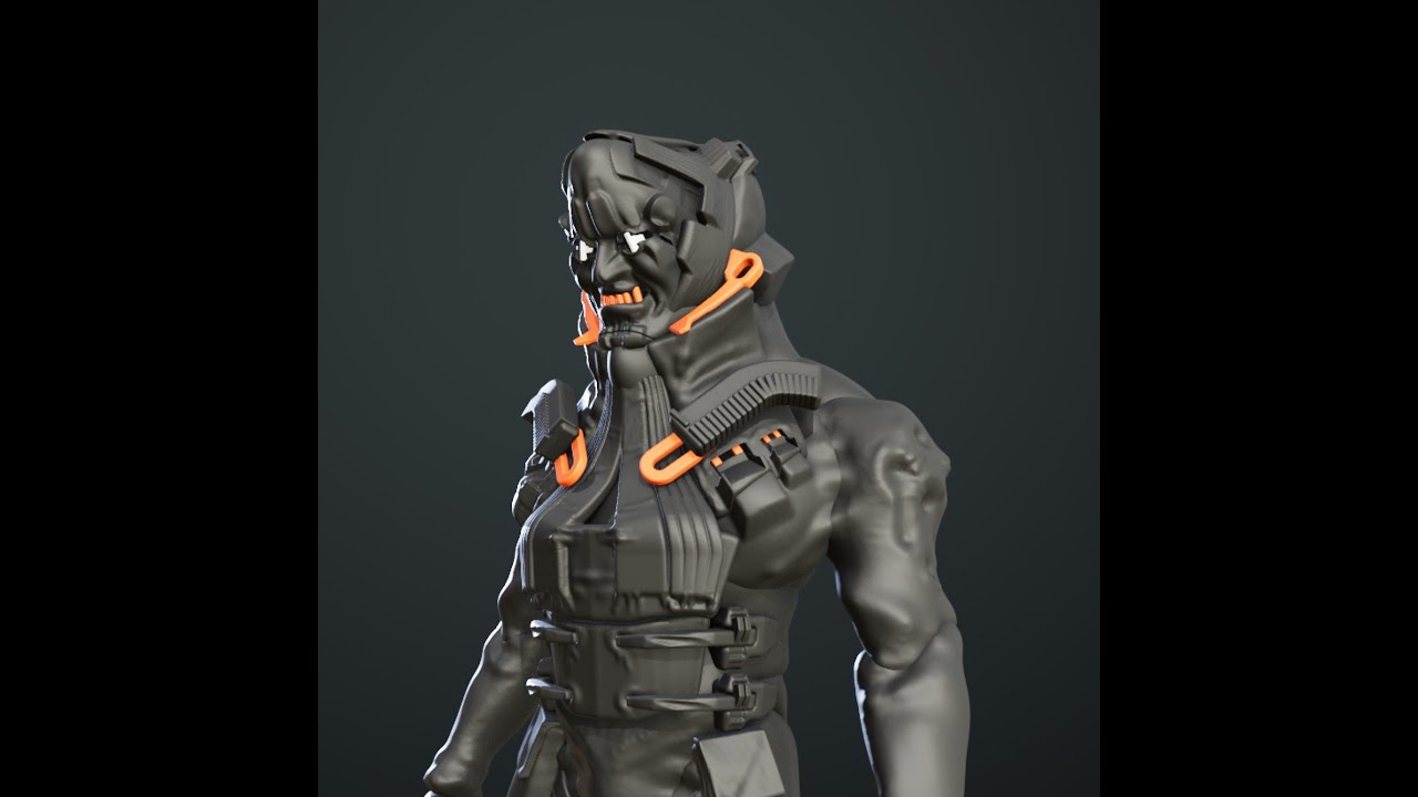 Sculpting Cloth Folds on a Sci-Fi Character - YouTube