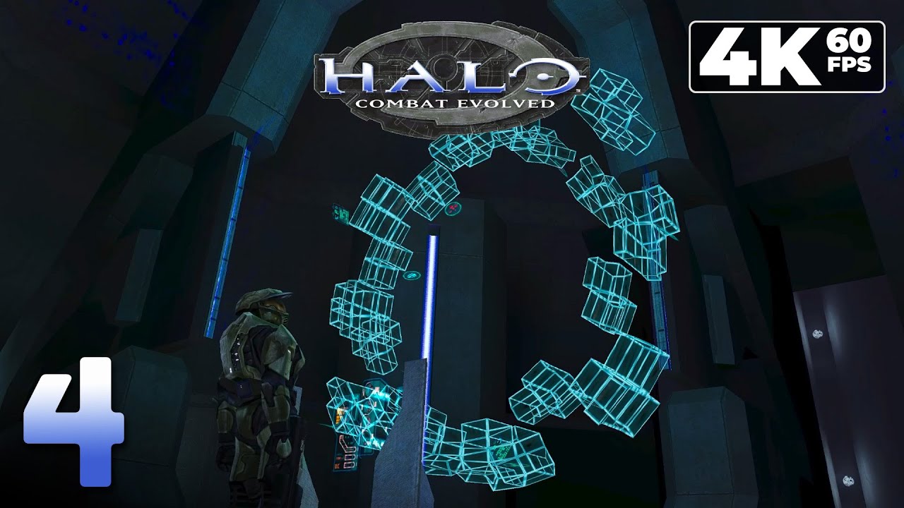 Halo: Combat Evolved (PC) Original - 4K60 Walkthrough Mission 4 - The Silent Cartographer - YouTube