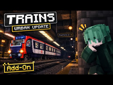 Building a REALISTIC Train System in Minecraft PE! 🚆 | Train Addon