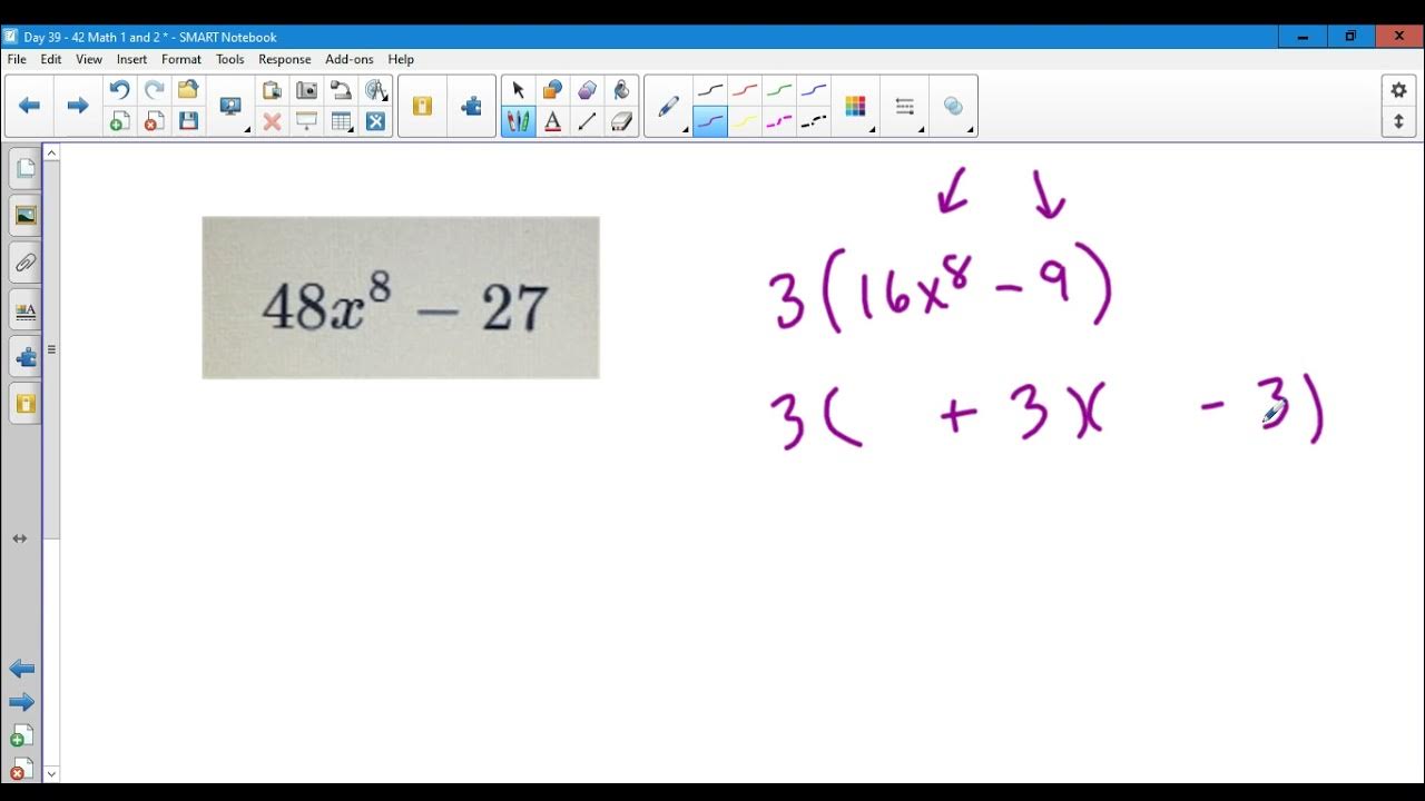 Multi Step Factoring - YouTube