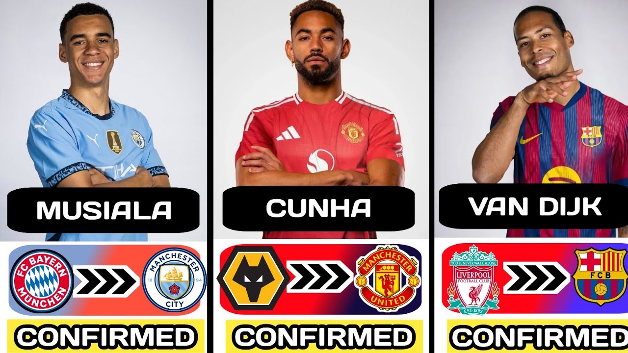 🚨 THE LATEST CONFIRMED TRANSFER NEWS AND RUMOURS TRANSFER SUMMER 2025 ...