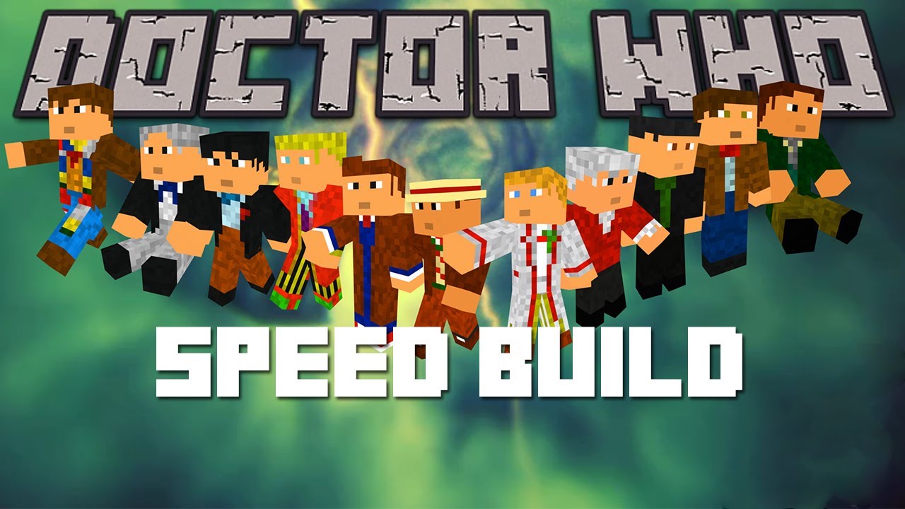 Minecraft 1.6.2: Doctor Who Pixel Art- Speed Build (Tardis, Dalek, and ...