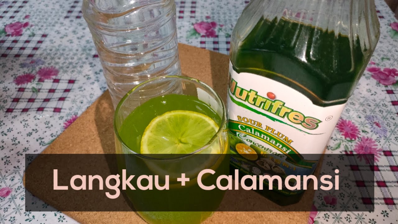 Cara buat Langkau + Calamansi || One Go Langgak #engkaing - YouTube