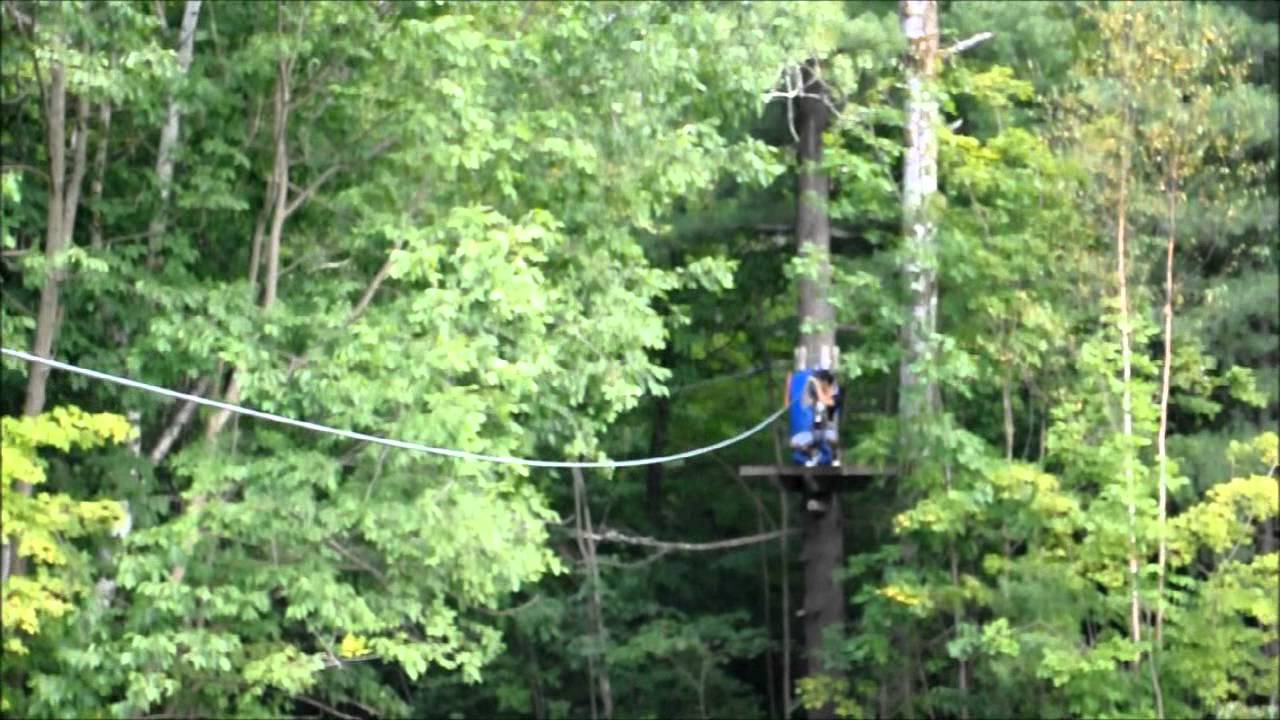 Camp Fortune Ziplining - YouTube