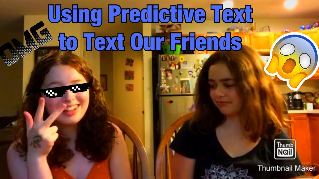 Using Our Phones Predictive Text to Text Our Friends - YouTube