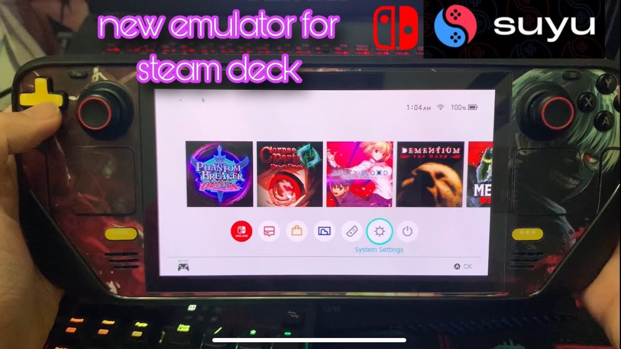 New Switch Emulator Suyu For (Steam deck) Installation Tutorial! - YouTube