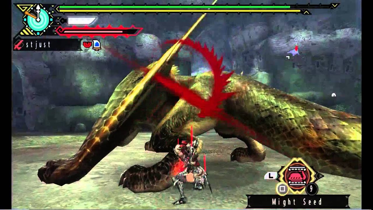 HR Green Nargacuga / ナルガクルガ亜種 - LS / long sword / épée longue/ 太刀 ...