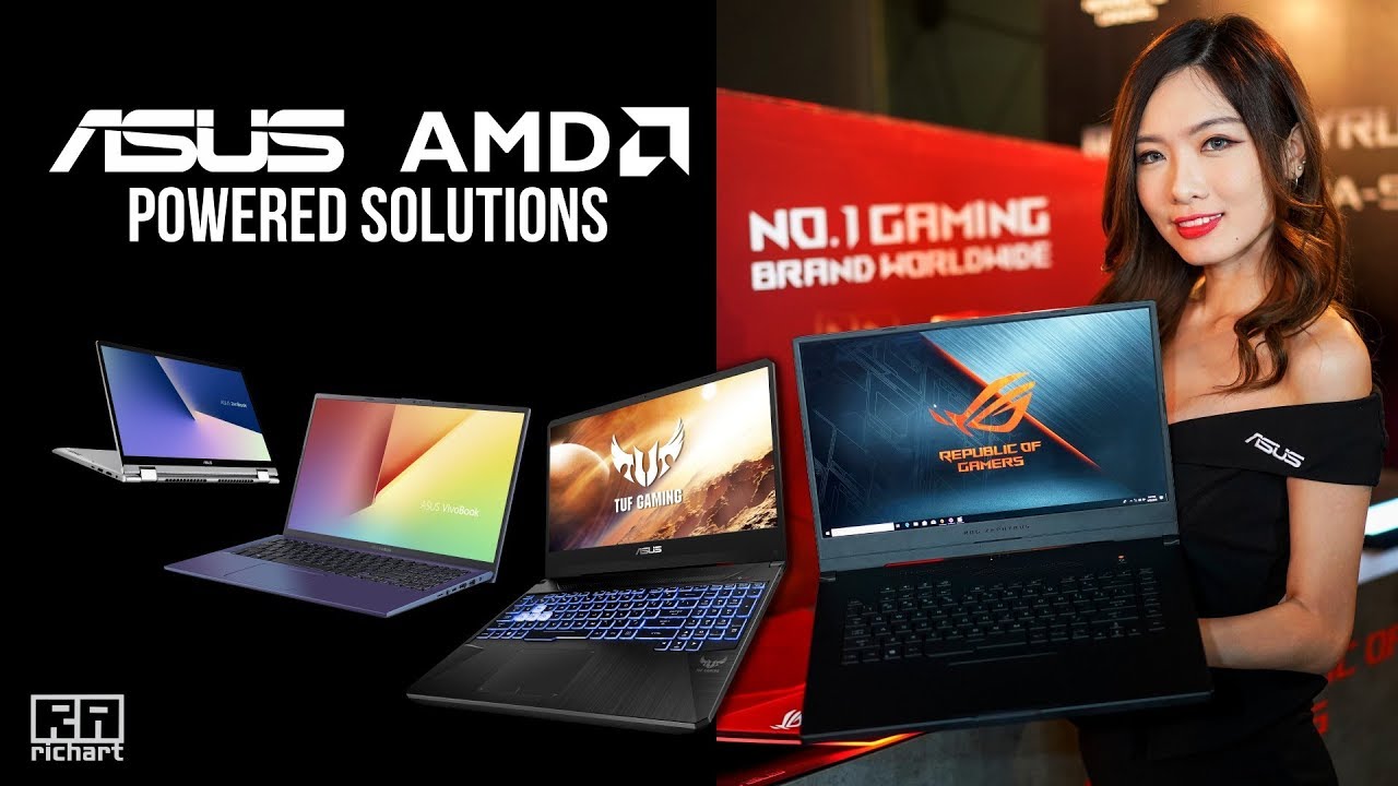 ASUS AMD Ryzen Powered Laptops Launch Event 2019 Pre Computex - YouTube