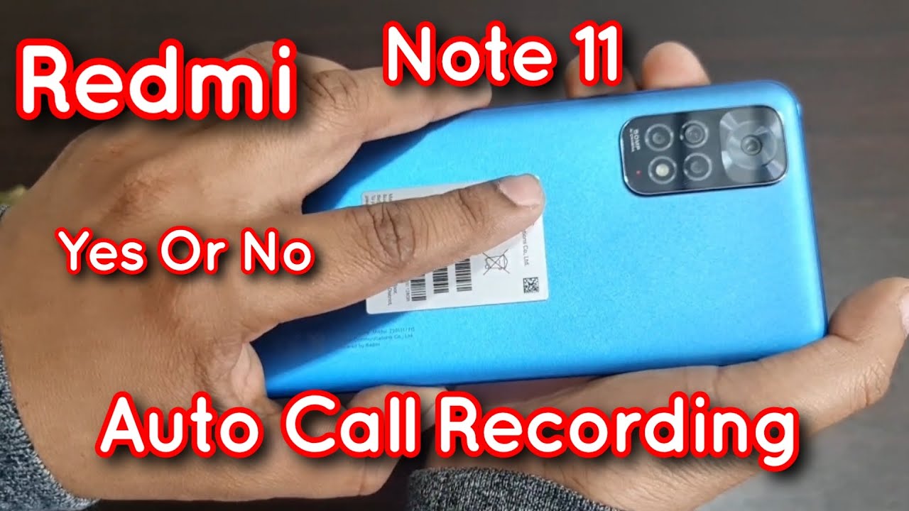 Redmi Note 11 Automatic Call Recording | Yes Or Not | Warning Redmi ...