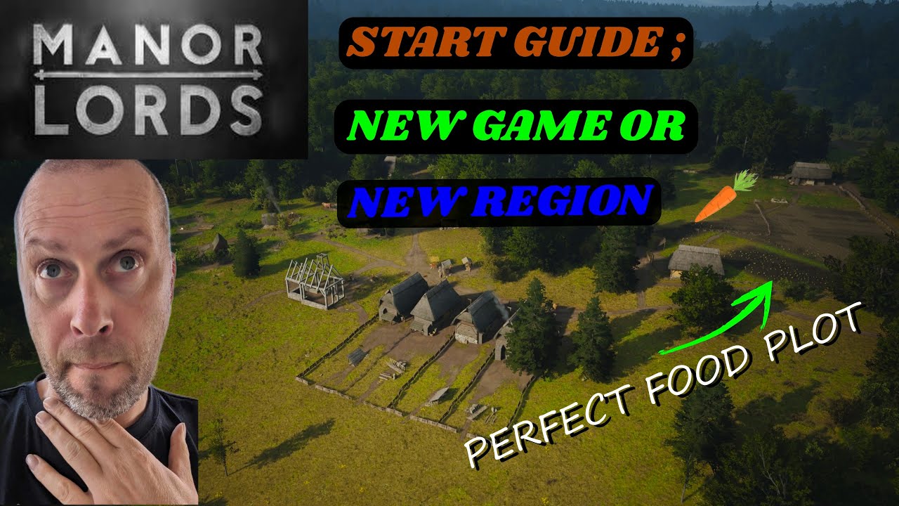 Manor Lords - Start Tutorial - EASY for NEW Game or NEW Region ( Genius ...