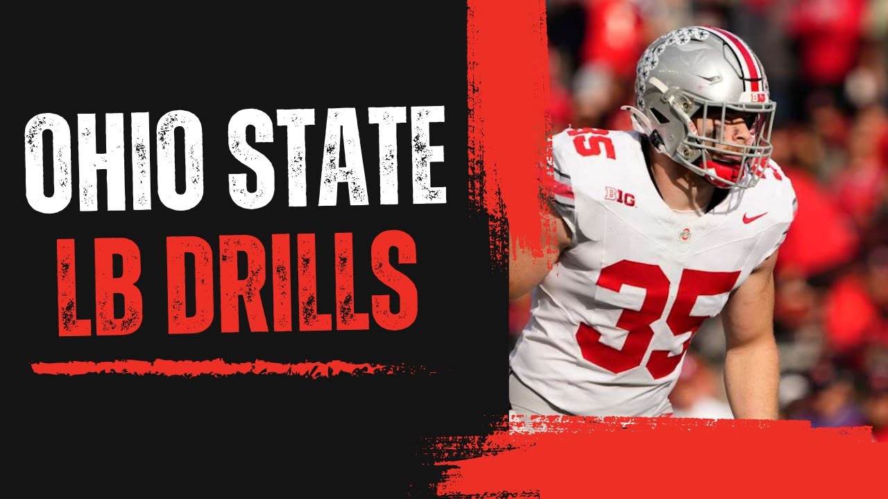 Ohio State Linebacker Drills - YouTube