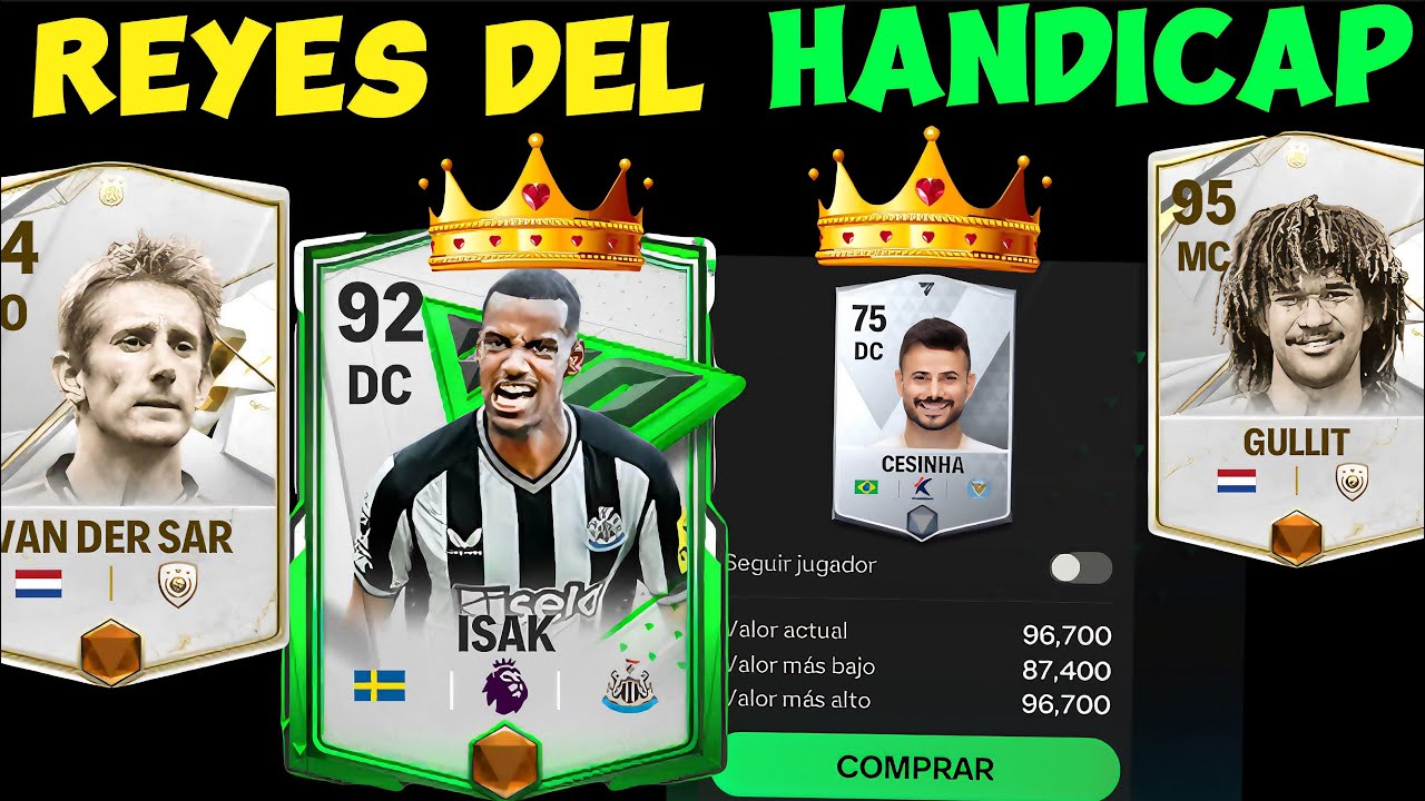 JUGADORES CON HANDICAP EN FC MOBILE 24 - YouTube