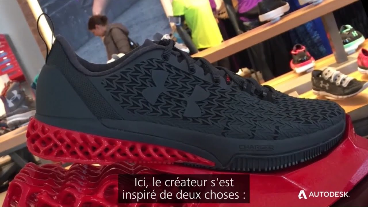 Under Armour Architect - Design génératif & impression 3D - YouTube
