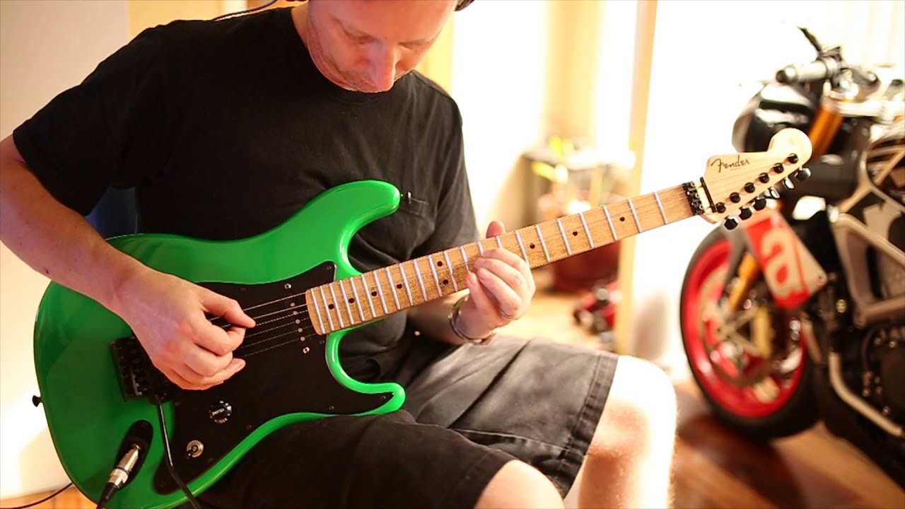 David Lee Roth - Goin Crazy Guitar Solo "Cover" - YouTube