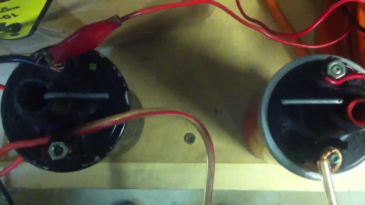 555 driven 50kV anti-parallel ignition coils - YouTube