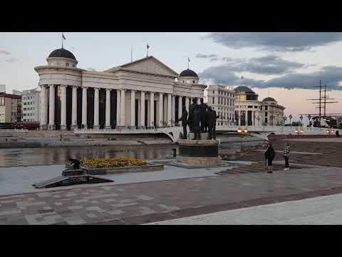 4k Skopje short video