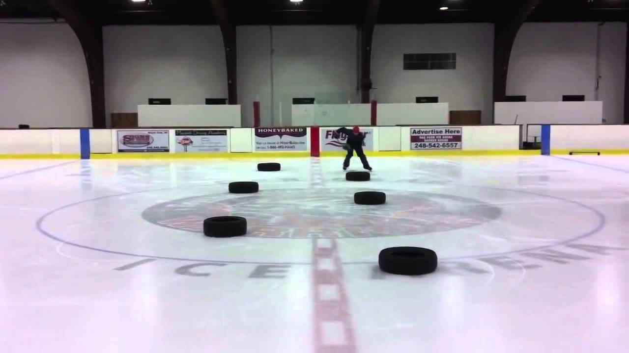 Off Ice & & On Ice Stick Handling Connection - YouTube
