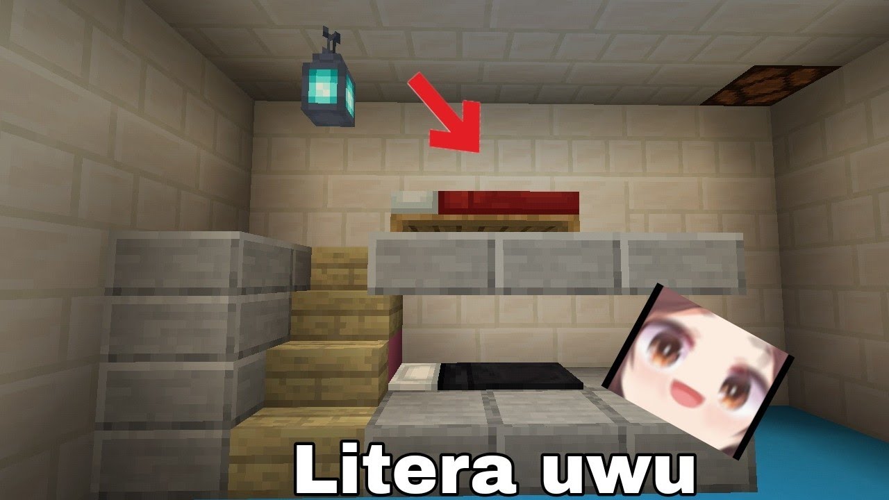 *COMO HACER UNA LITERA EN MINECRAFT* o w o - YouTube