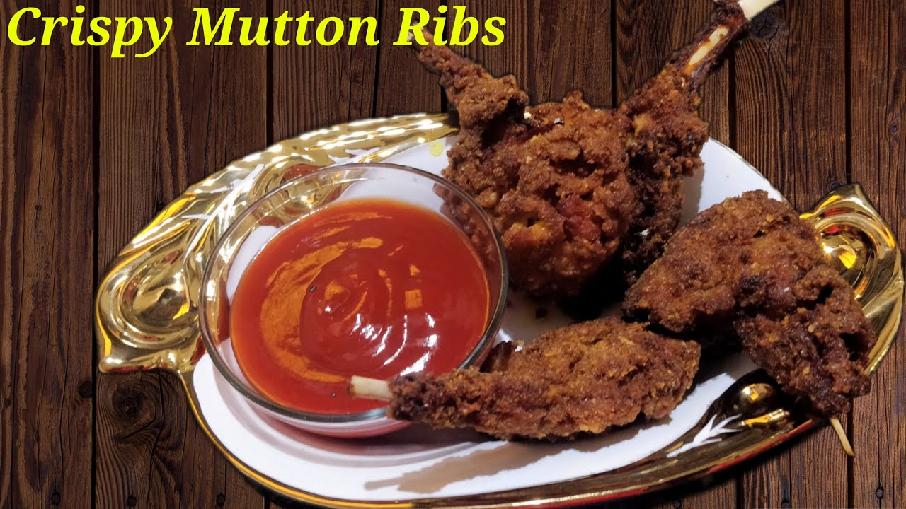 Crispy Mutton Ribs || Mutton Ribs Fry || Tasty Fried Mutton || - YouTube