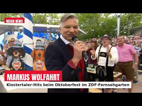 Markus Wolfahrt beim Fernsehgarten Oktoberfest 2026: Klostertaler-Hits zum 50. Jubiläum, »Halleluja«