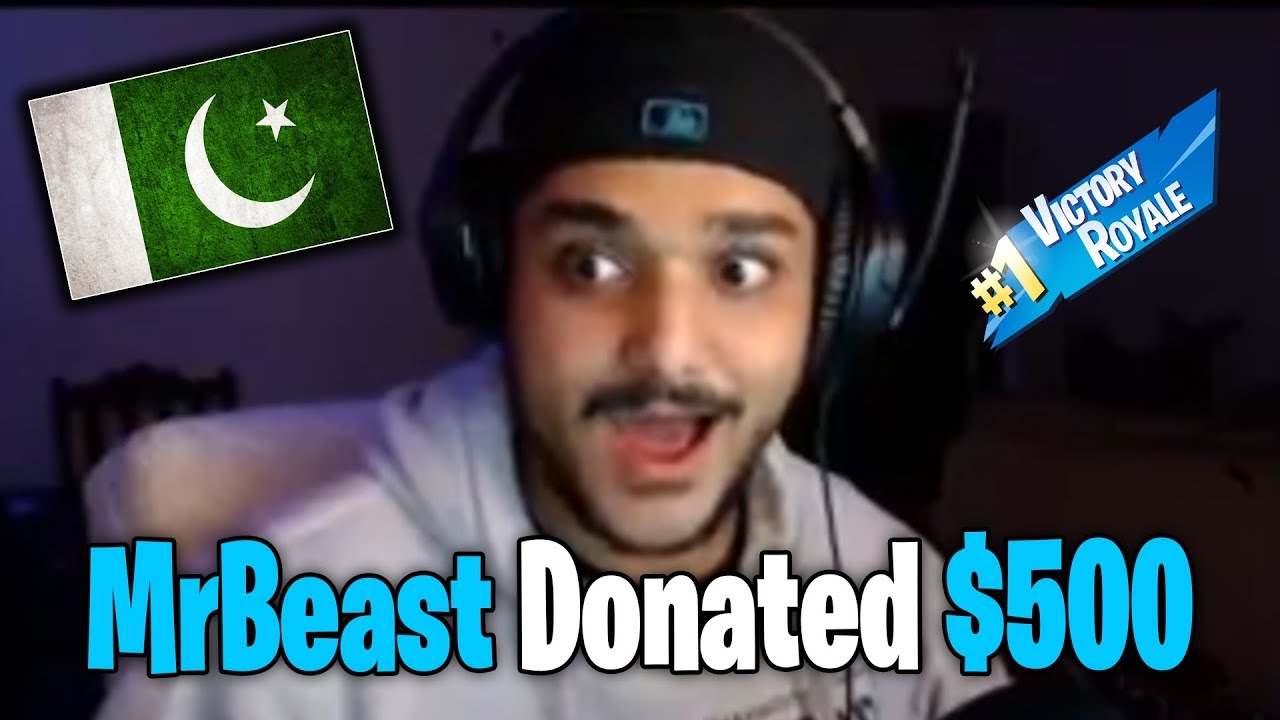 MrBeast Donating $500 To A Pakistani Streamer - YouTube