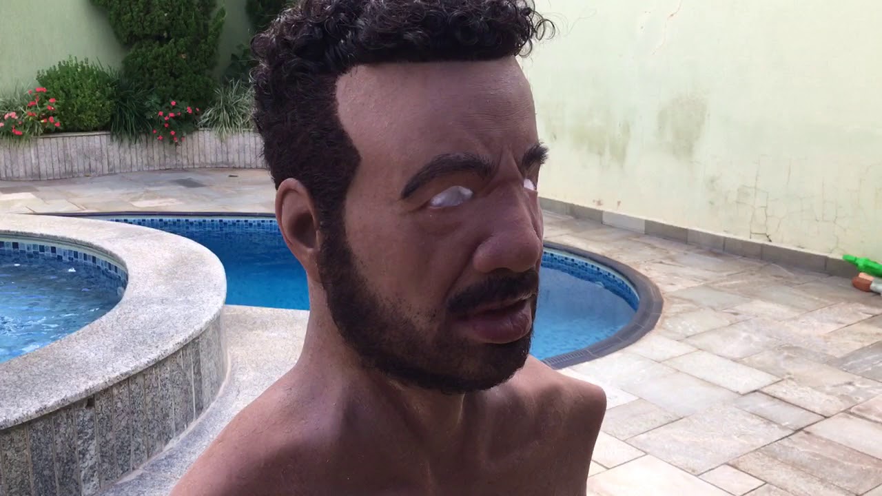 The Rapper silicone mask - YouTube