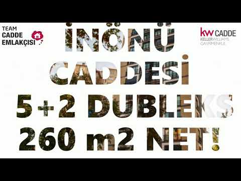 İNÖNÜ CADDESİ'NDE GENİŞ 5+2 DUBLEKS!
