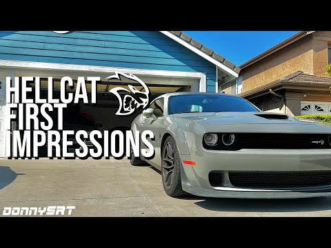 Hellcat First Impressions: Compared to R/T - YouTube