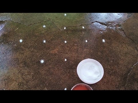 Karthigai masam poo kolam design,5*1 dots flower muggulu design - YouTube