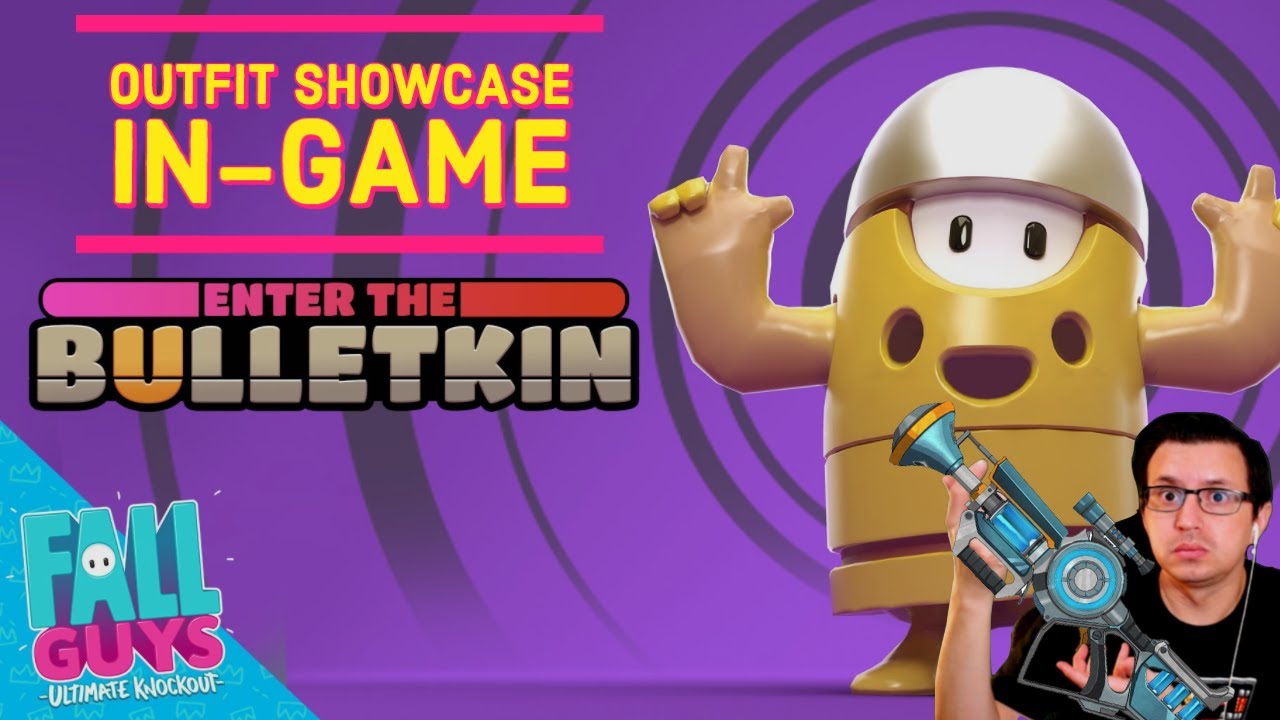 Fall Guys Bulletkin Skin Showcase [In Game Gameplay] Enter the Gungeon ...
