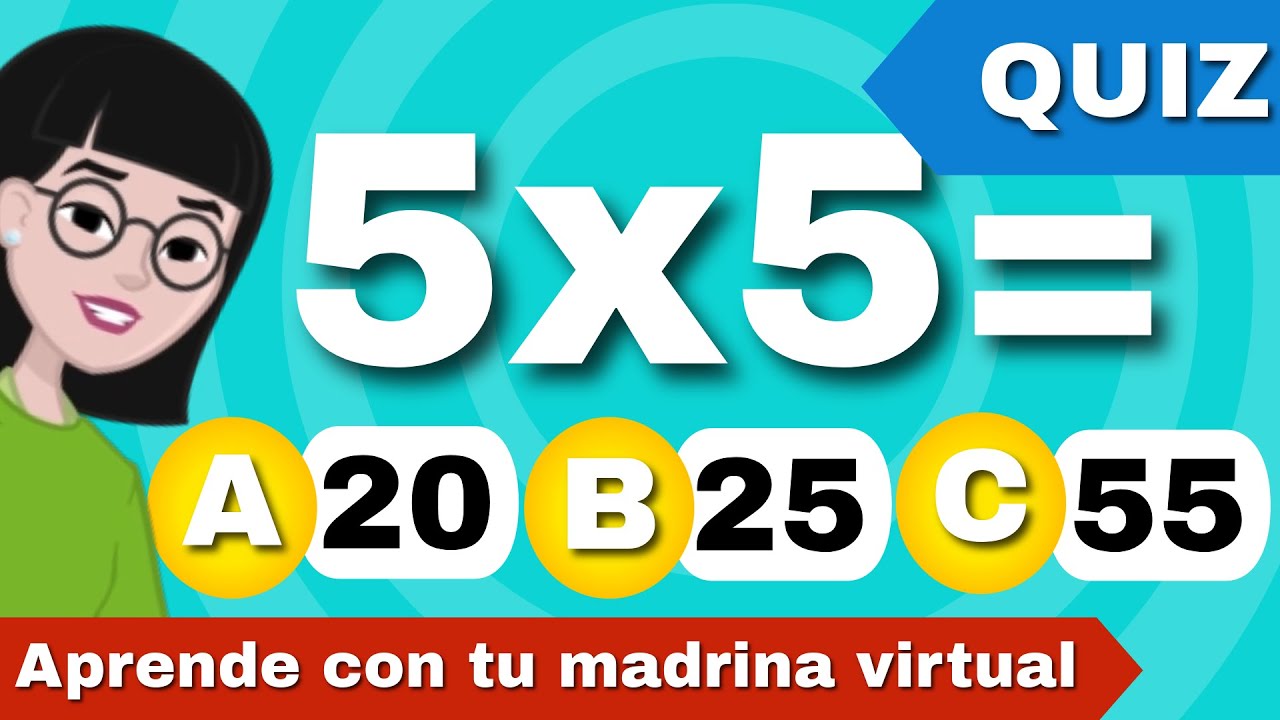 Tablas de Multiplicar, Test, Trivia, Quiz para niños | Aprender a ...