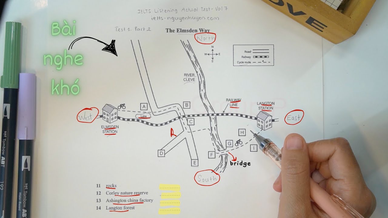IELTS Listening Map Labeling - The Elmsden Way | Học IELTS Listening ...