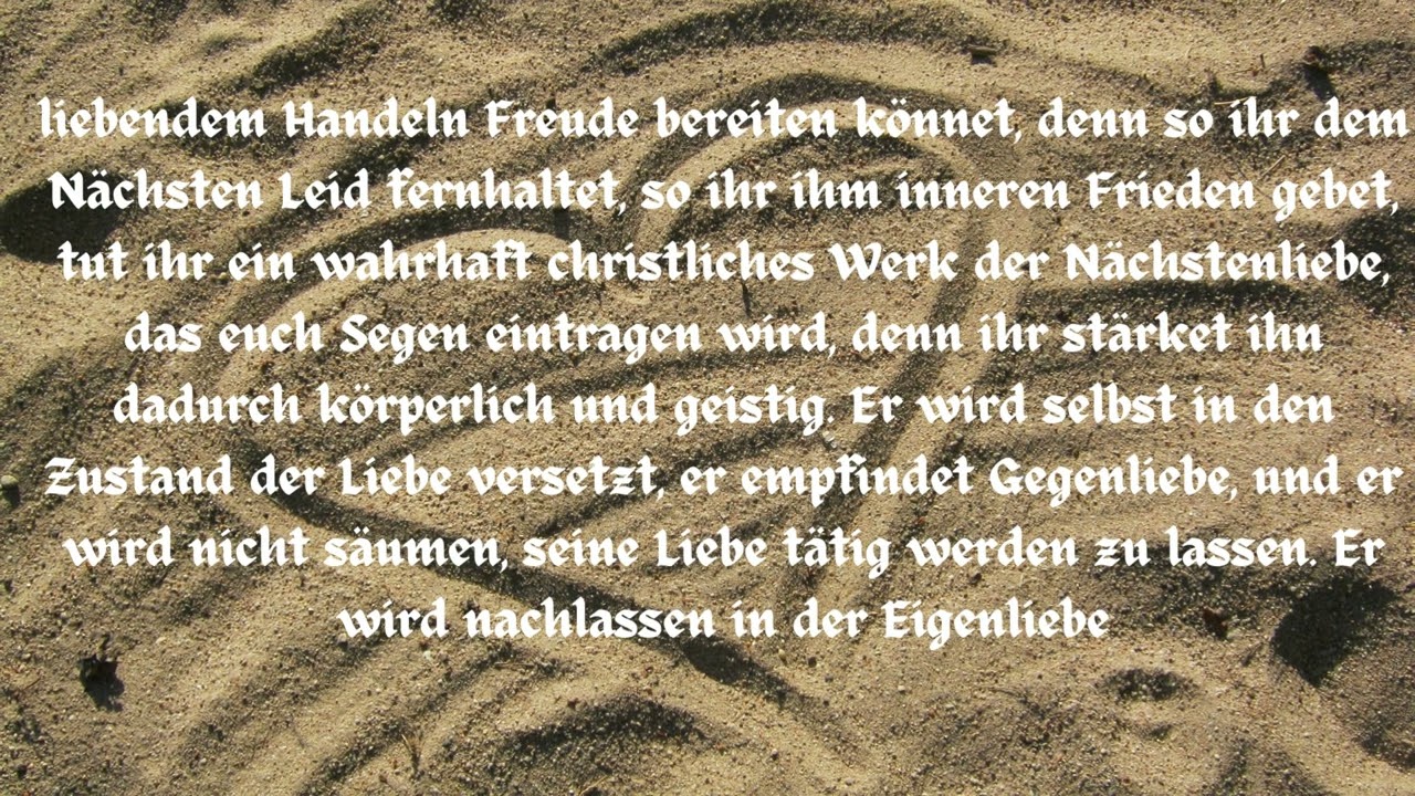 ERNSTE ERMAHNUNGEN ZUR CHRISTLICHEN NÄCHSTENLIEBE - YouTube
