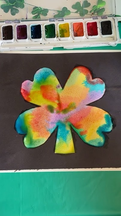Shammrock Art Project – Fun & Easy St. Patrick’s Day Craft! Four Leaf ...