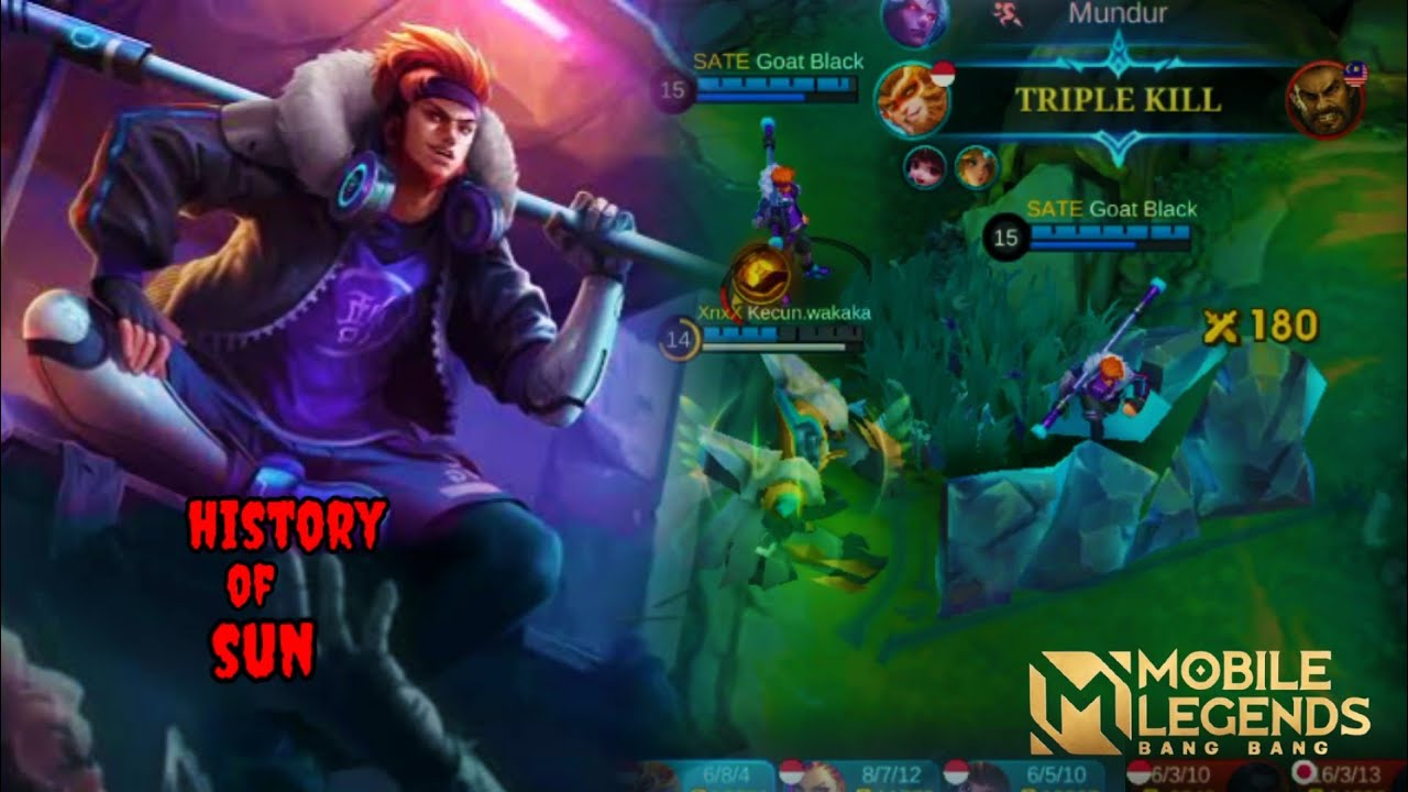 MLBB | SUN GAMEPLAY || HISTORY IN EXP LANE - YouTube