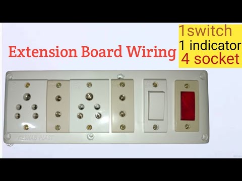 1 Switch 4 Socket 1 Indicator Connection || 1 Switch 4 Socket 1 ...