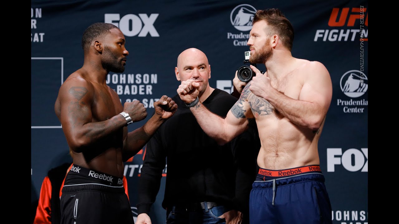 UFC on FOX 18 Weigh-Ins: Anthony Johnson vs. Ryan Bader - YouTube