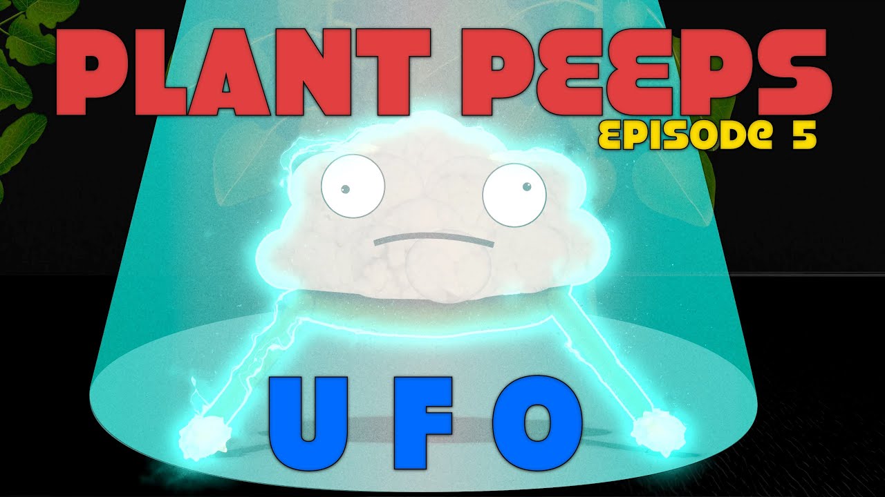 UFO Encounter? Alien Adventures with Plant Peeps!🌱🛸 (funny animation ...
